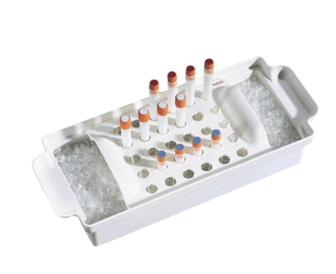 Corning 430525 White Polycarbonate Cryogenic Vial Rack And Tray, 30 ...