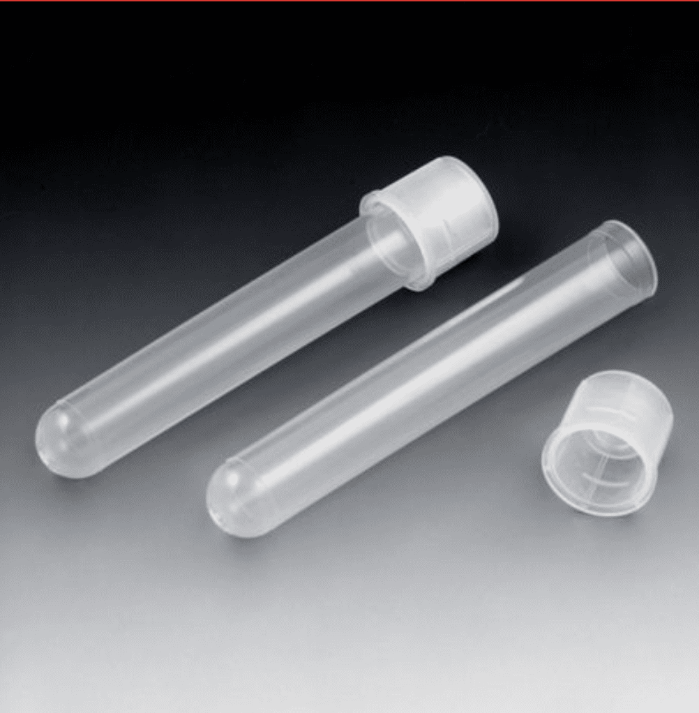 Culture Tube 17x100mm Plastic Tubes with Dual Position Snap Cap ...