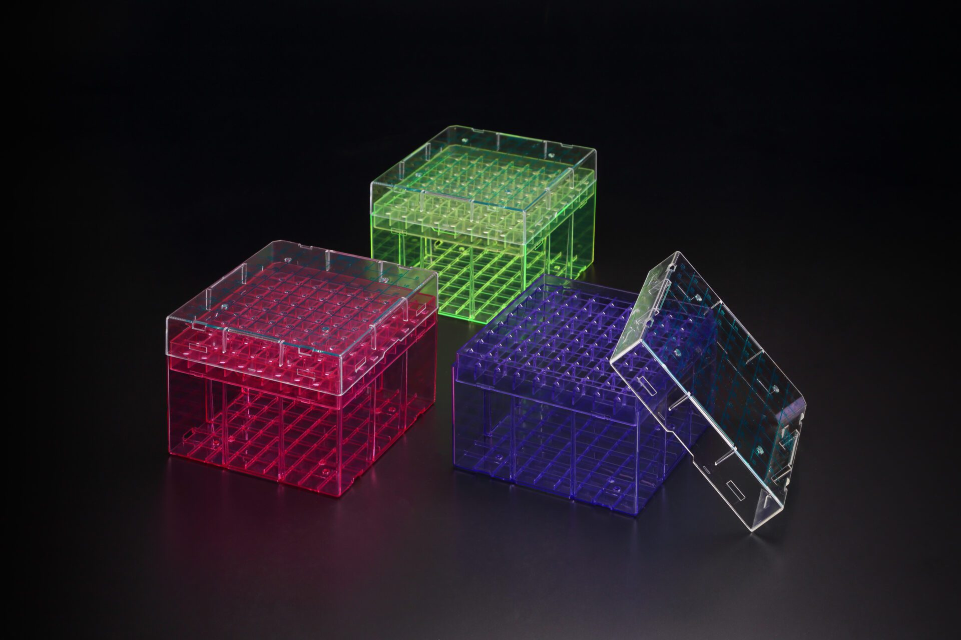 5ml Cryobox, PC, 3 Colors, 9x9 (81Holes) | AlGENOME SHOP
