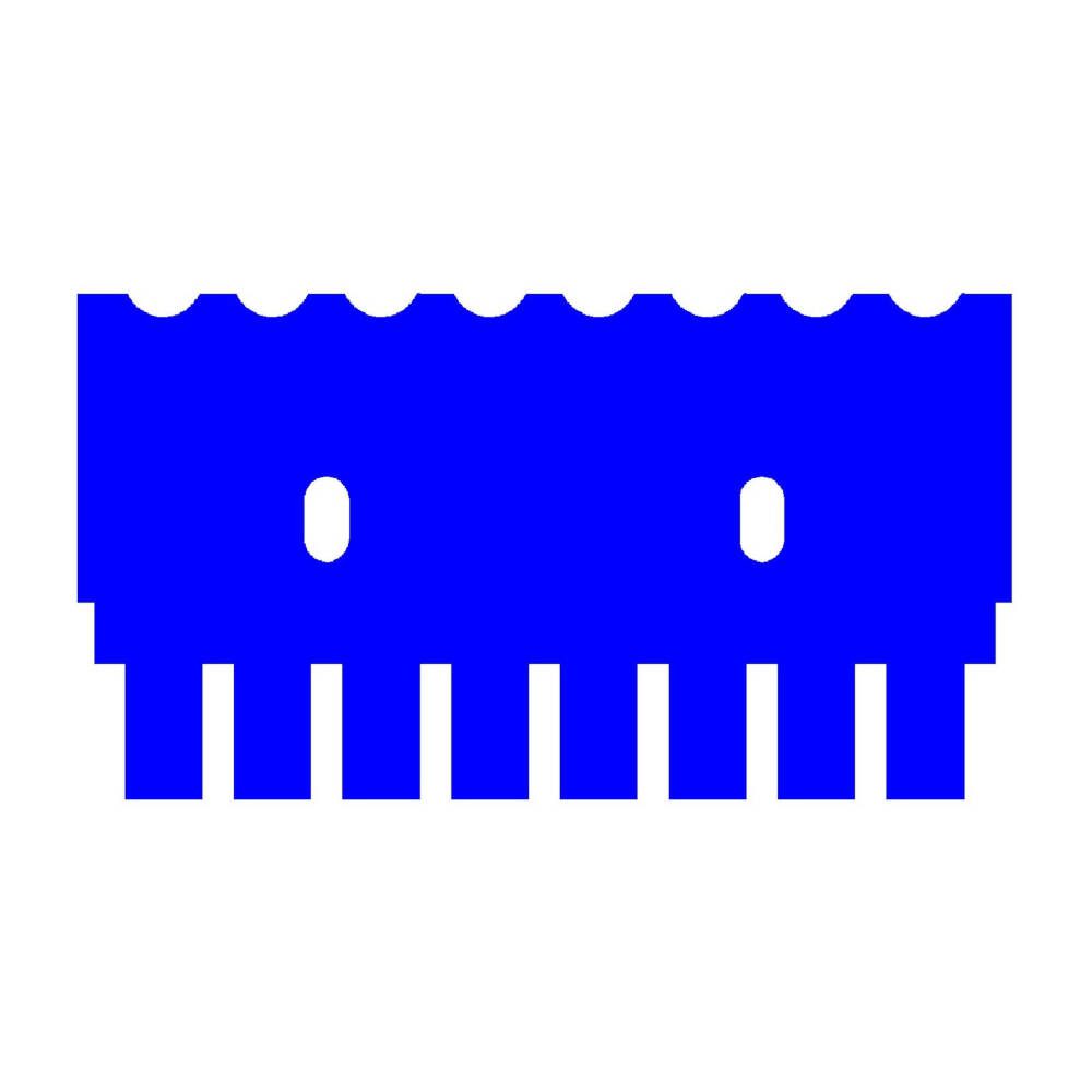 multiSUB Mini Comb, 10 sample, 2mm thick | AlGENOME SHOP