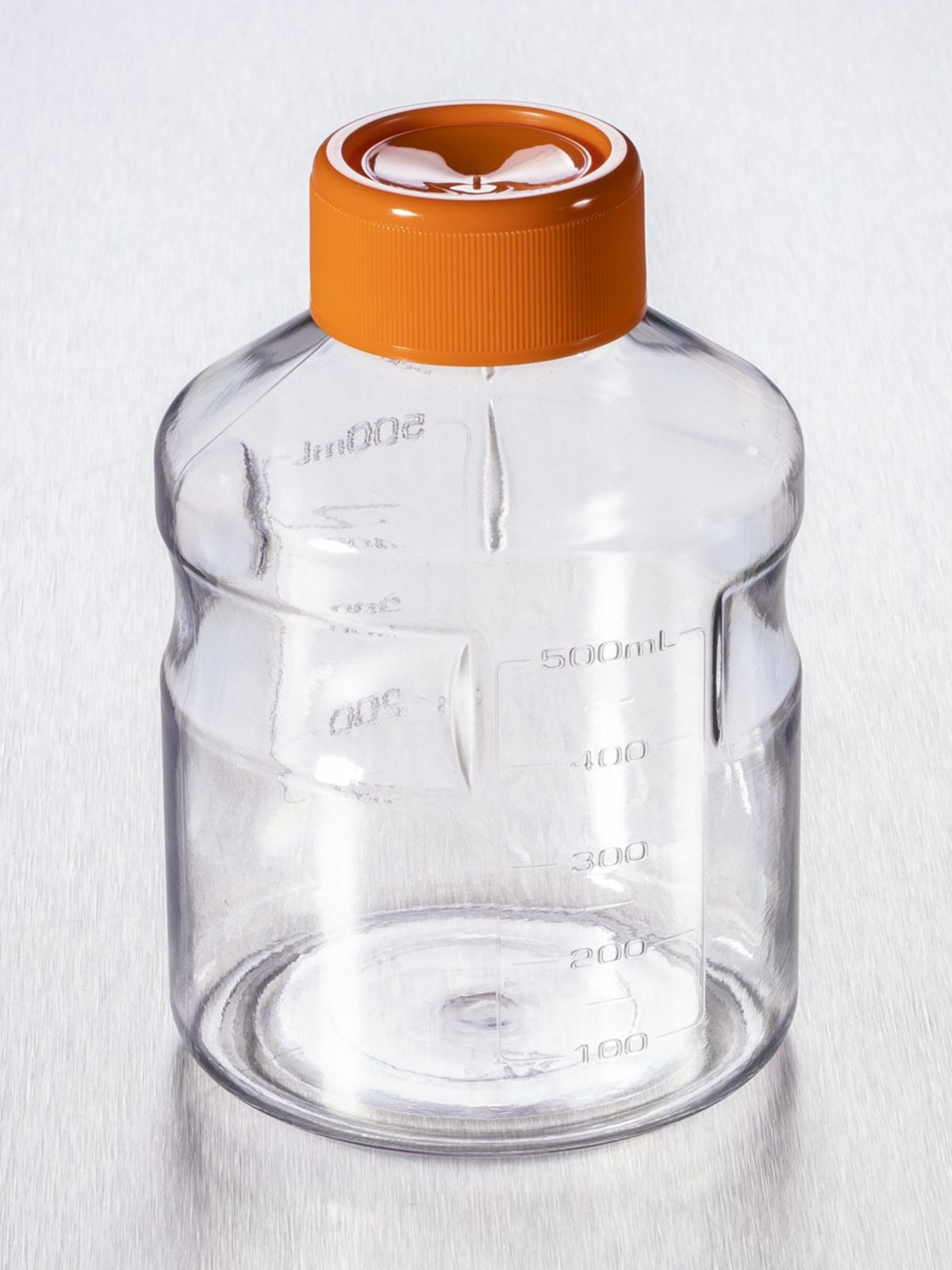 Corning® 500 mL Easy Grip Polystyrene Storage Bottles with 45 mm Caps ...