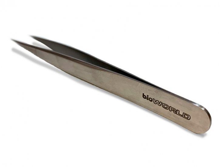 Forcep, Microdissection, Stainless Steel, Extra Fine Point, Straight, 4 ...